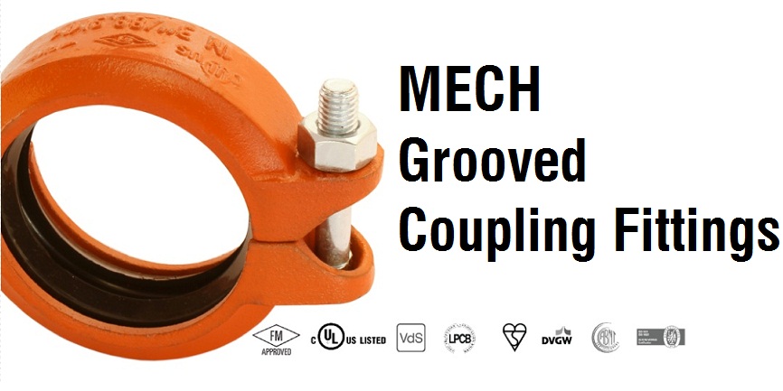 Grooved Coupling เม็ก ข้อต่อระบบกรู๊ฟ ท่อดับเพลิง ท่อประปา